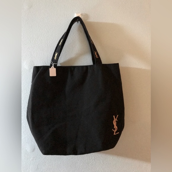 Yves Saint Laurent | Bags | Ysl Fabric Tote Bag Size 3 X 12 | Poshmark
